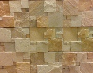 Buy Beige Color Rustic Natural Stone Wall Cladding Tile | Artimozz